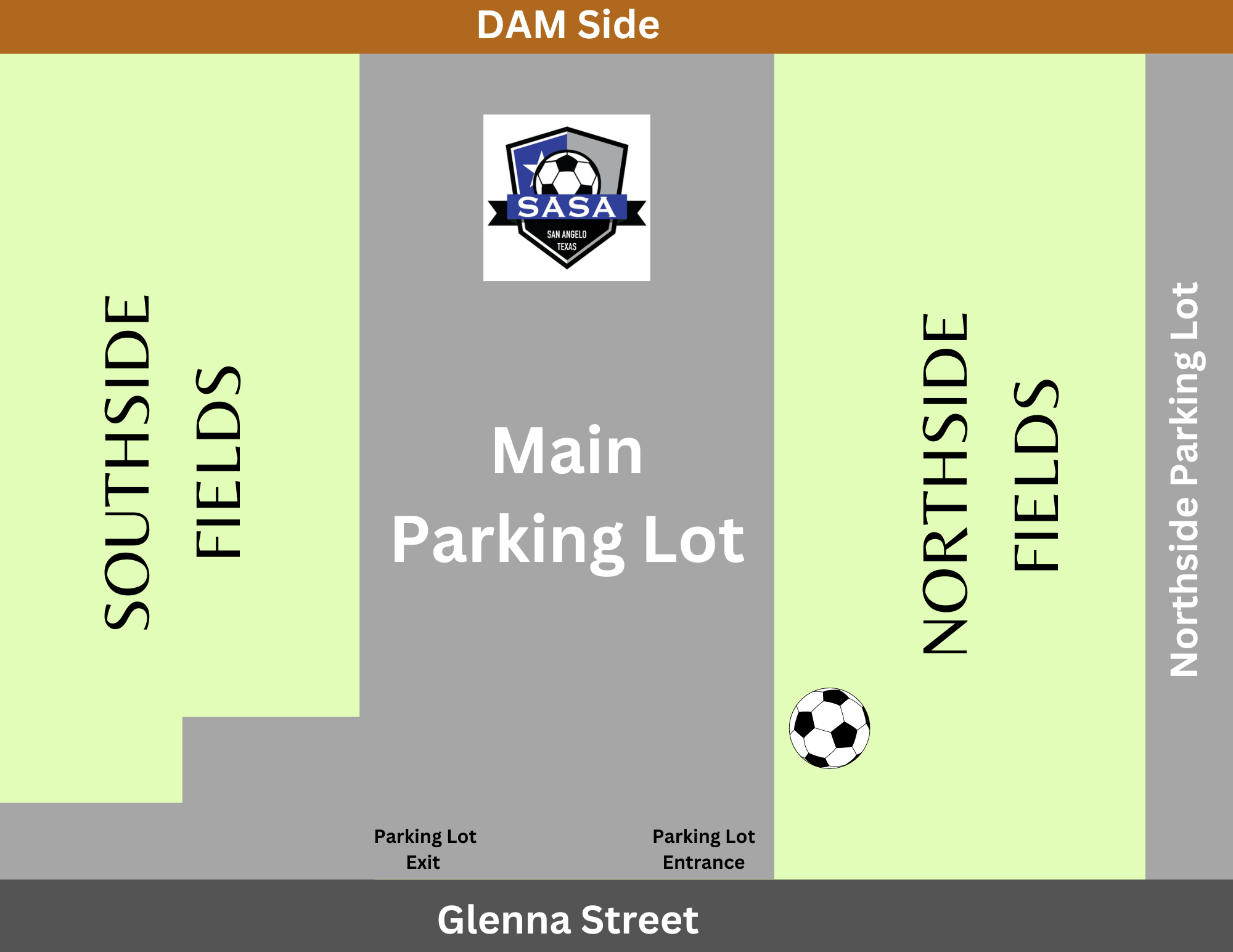 Field Maps :: San Angelo Soccer Association